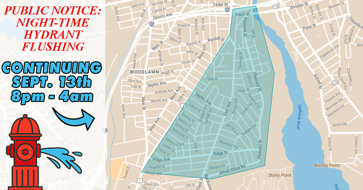 Water Main Flushing – Pawtucket Water Supply Board