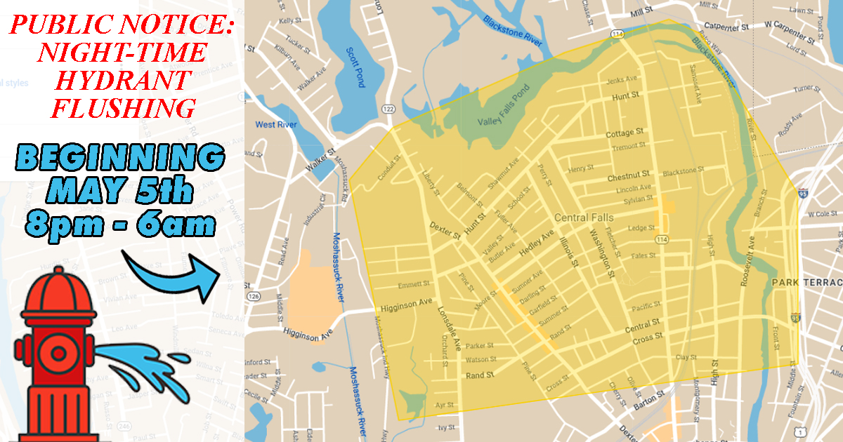 Water Main Flushing – Pawtucket Water Supply Board