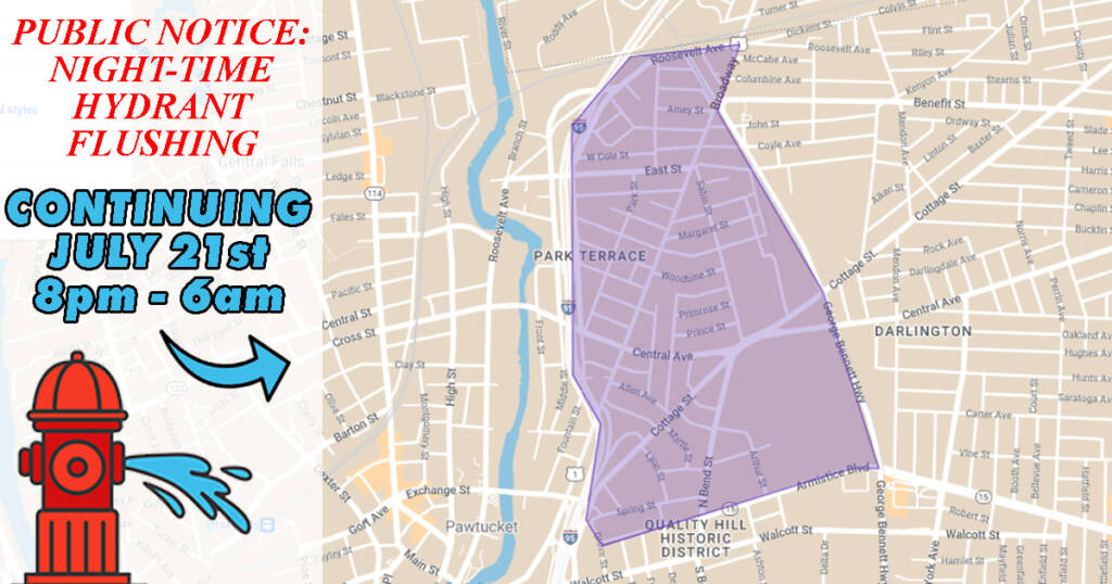 Water Main Flushing – Pawtucket Water Supply Board