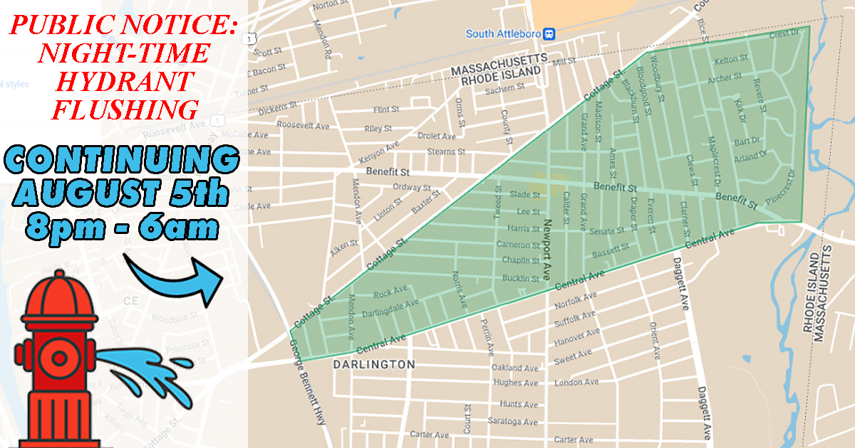 Water Main Flushing – Pawtucket Water Supply Board
