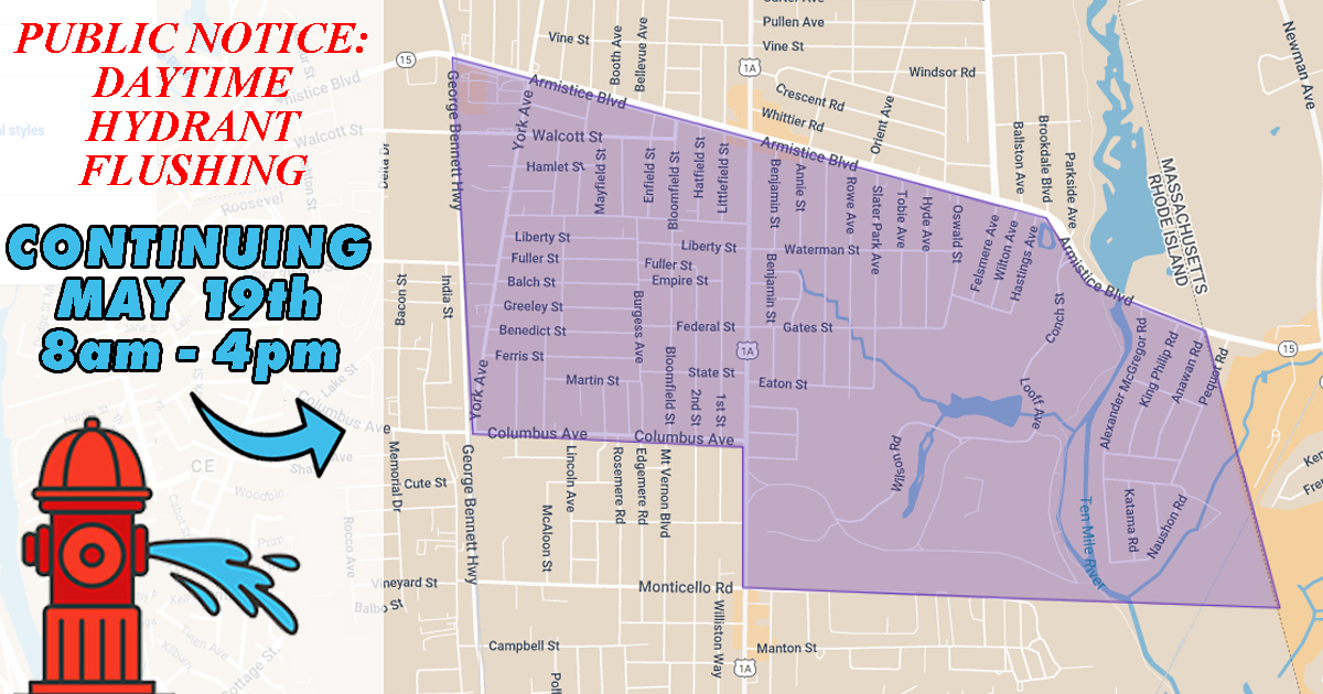 Water Main Flushing – Pawtucket Water Supply Board